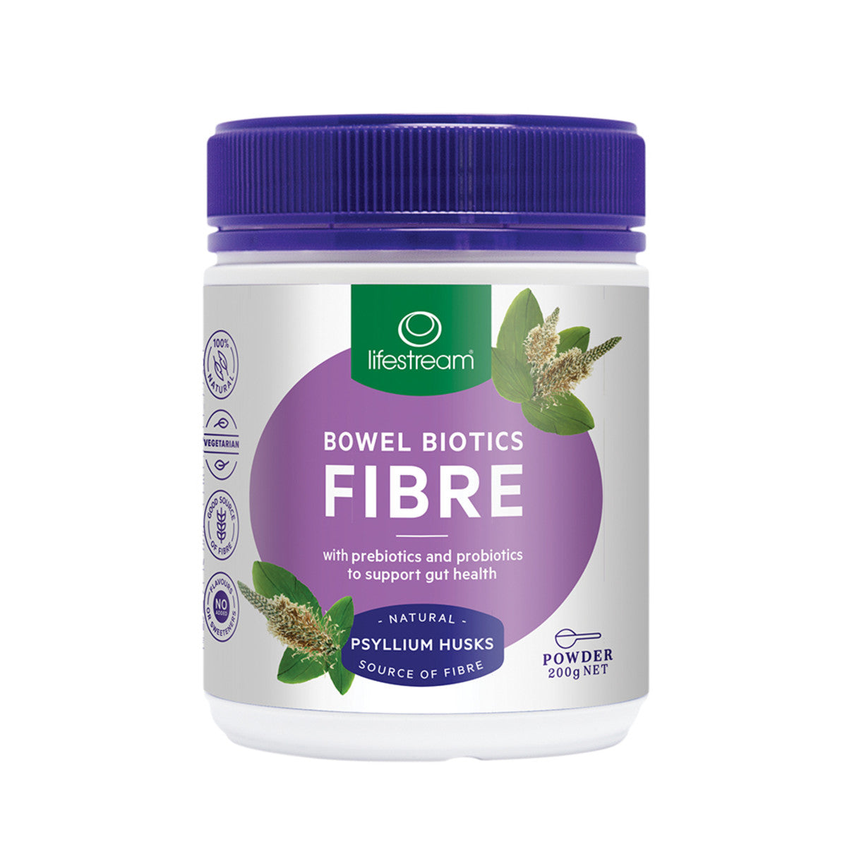 LifeStream Bowel Biotics Fibre with Prebiotics & Probiotics 200g Powde